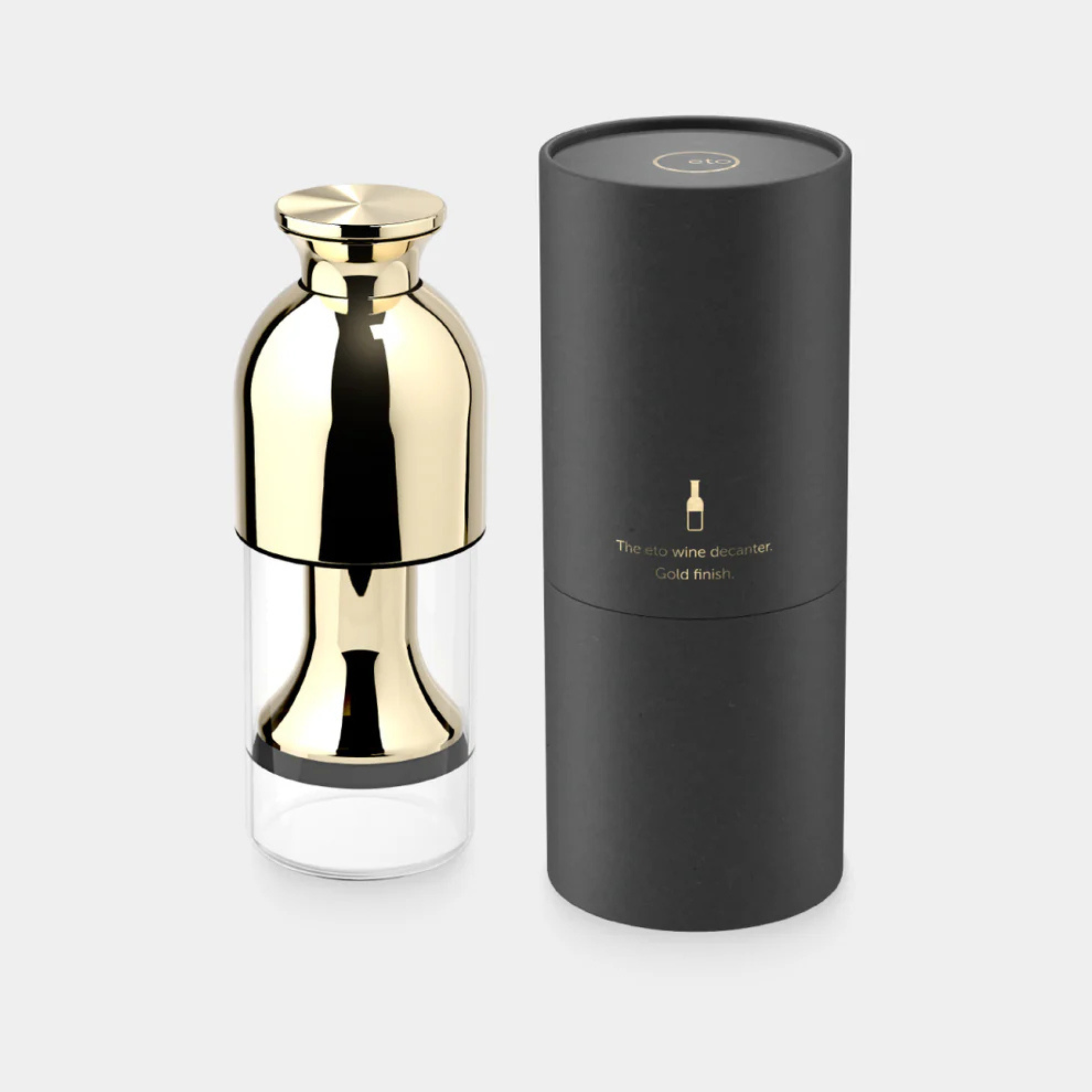 ETO Decanter - Gold Mirror Finish | Luxury Wine Preservation ...